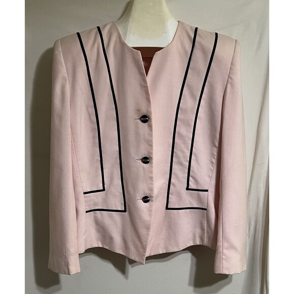 Suits Me | Jackets & Coats | Vintage Suits Me Brand Blazer Pink Pastel ...